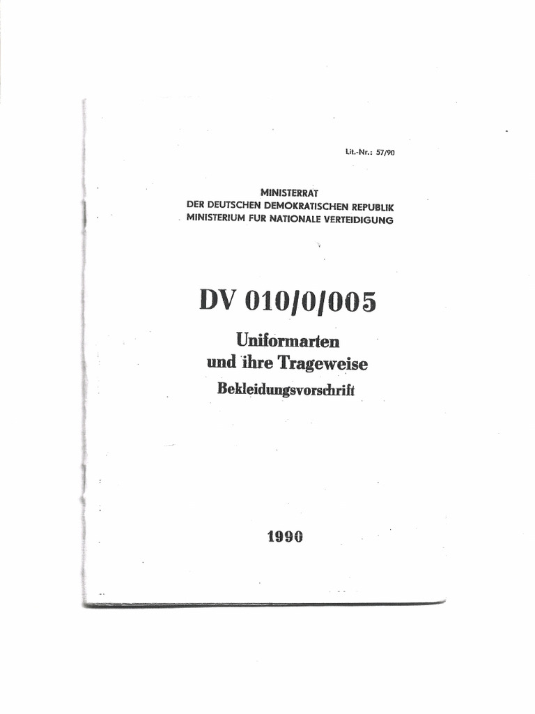DV 010 0 005 1990 | PDF