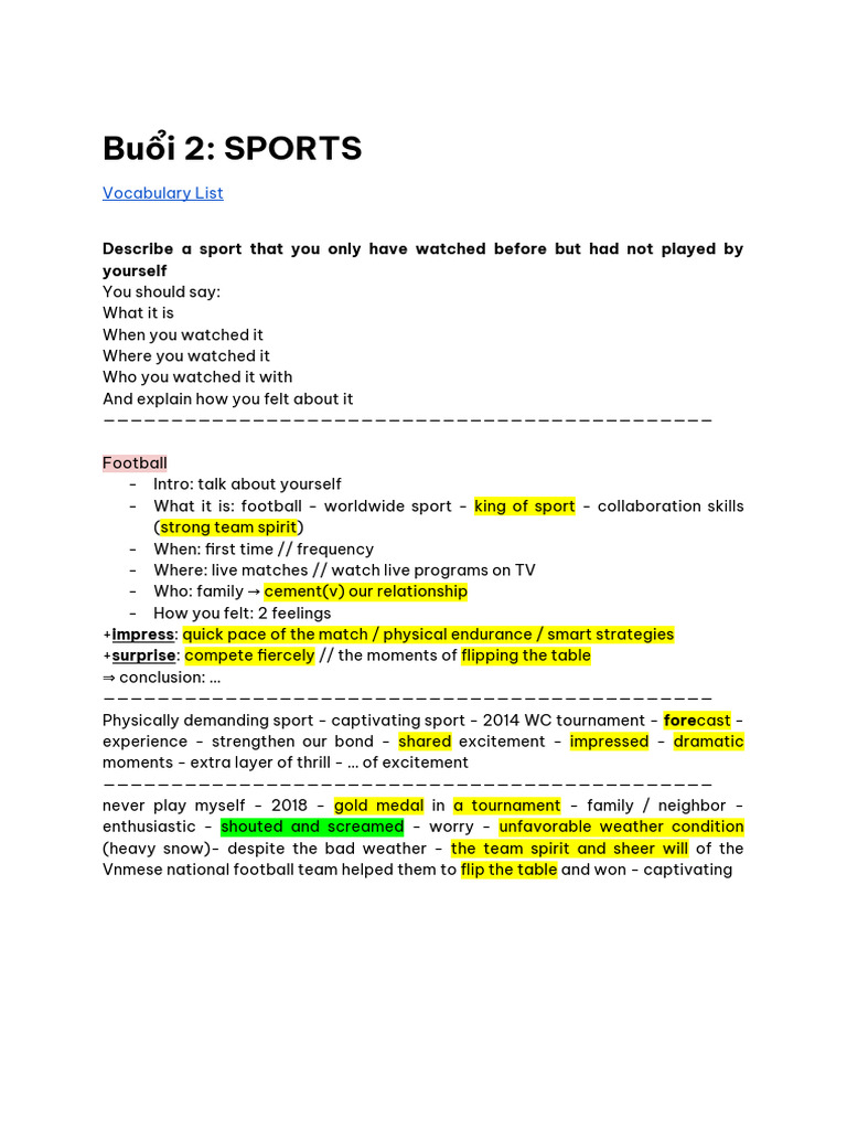 Watching Football: A Personal Reflection | PDF