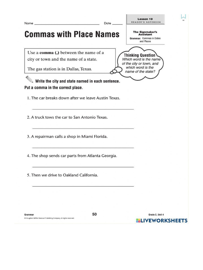 Worksheet 808569 | PDF