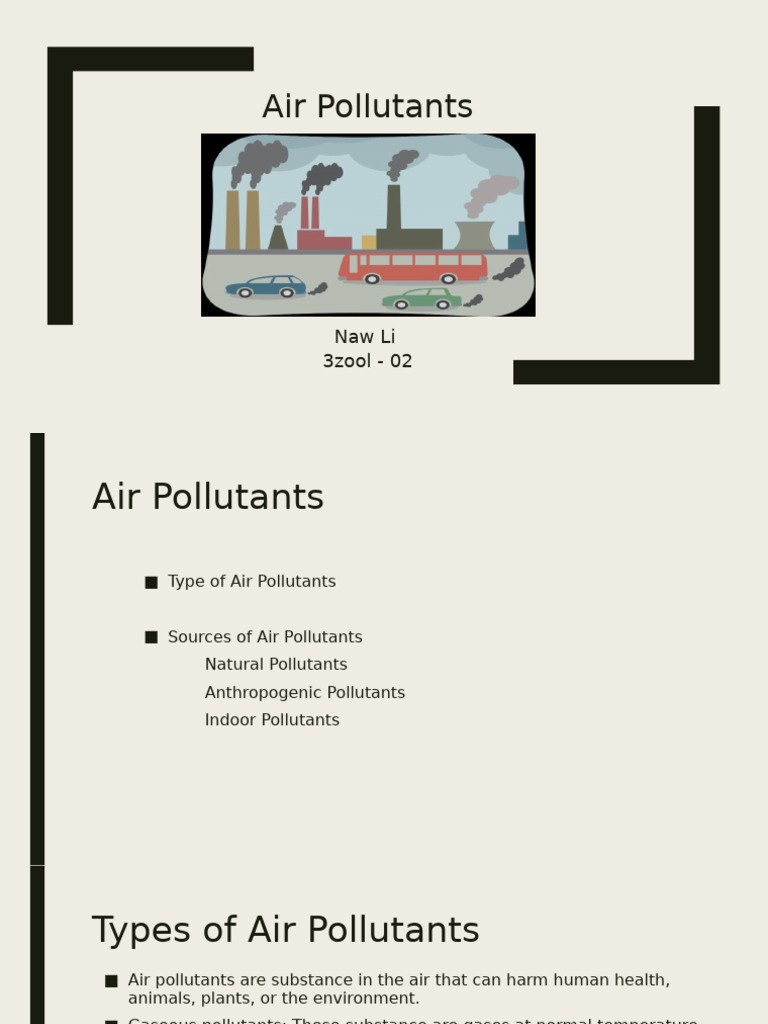 Air Pollutant | PDF | Air Pollution | Particulates