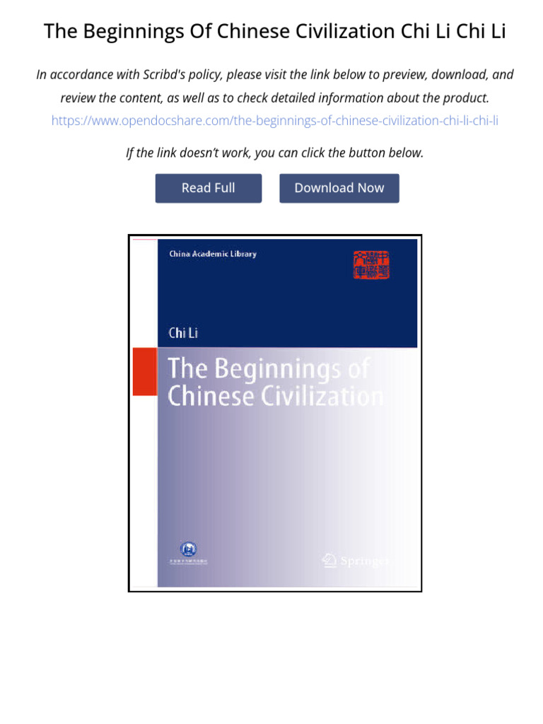 The Beginnings of Chinese Civilization Chi Li Chi Li | PDF | Archaeology