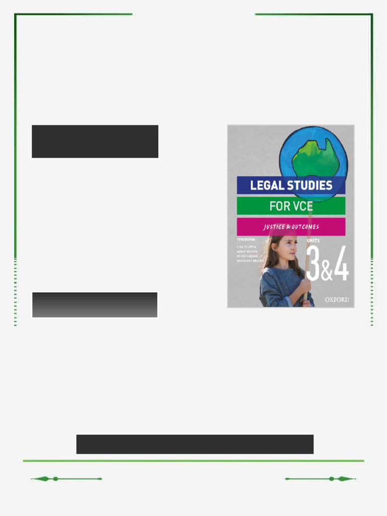 Legal Studies for VCE, Justice & Outcomes: Units 3 & 4 15th Edition ...