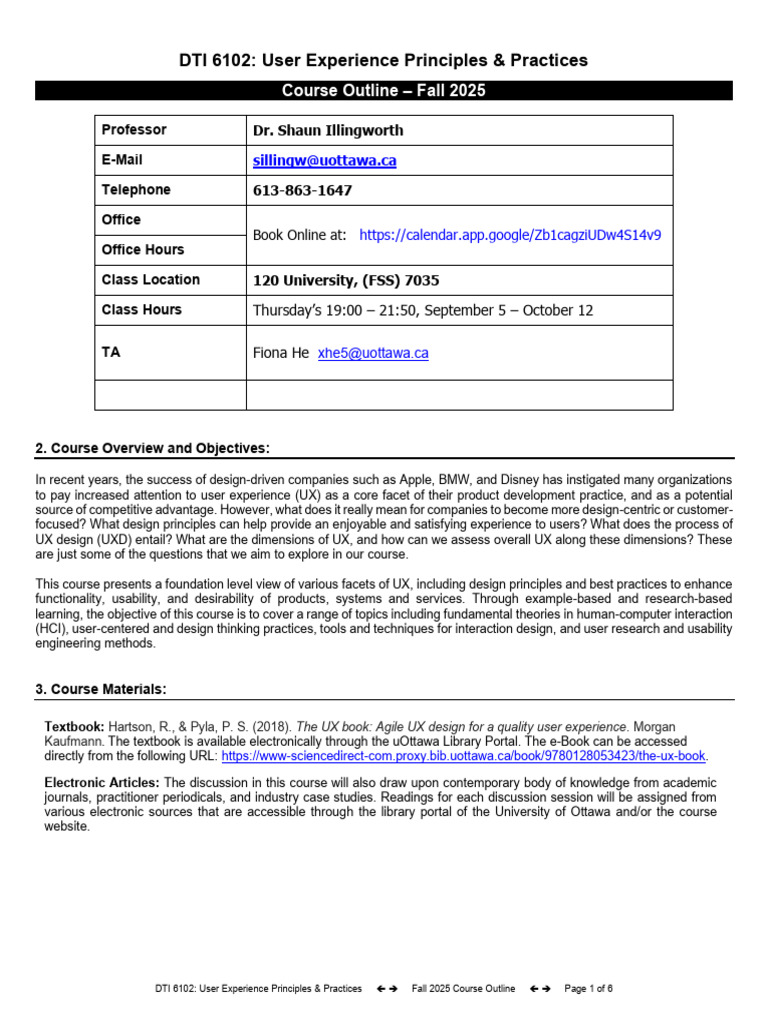DTI_6102_Course_Outline_Fall_2025 that is for university of Ottawa ...