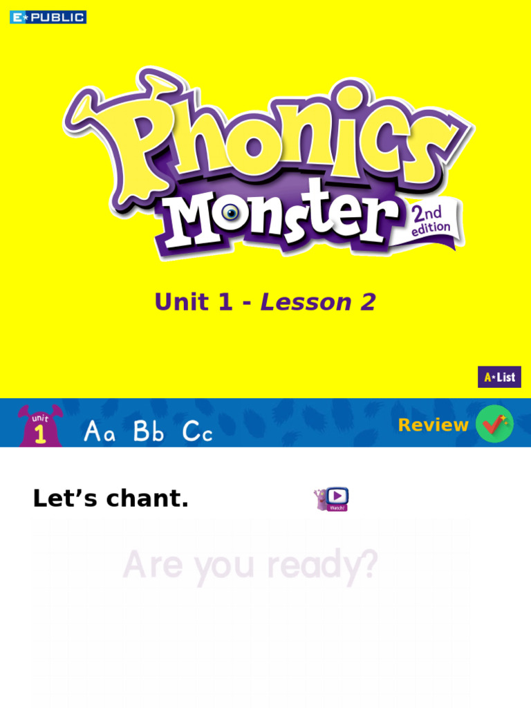 Unit 1 Lesson 2: Chant and Review Activities | PDF