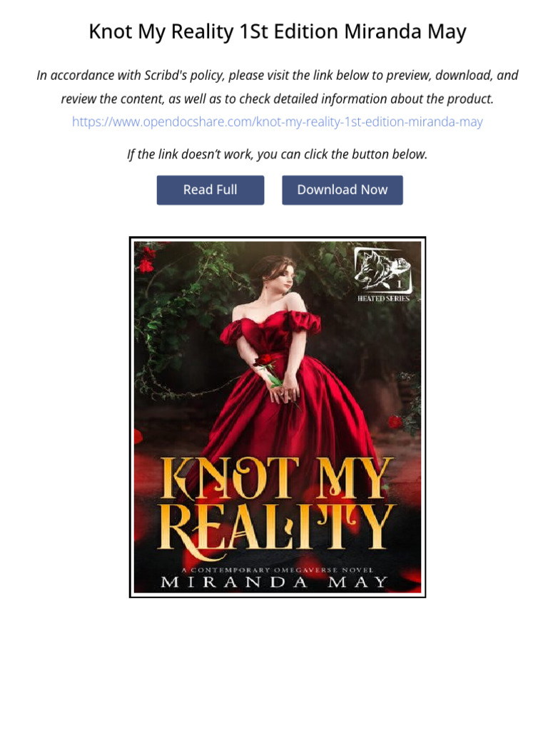Knot My Reality 1st Edition Miranda May | PDF