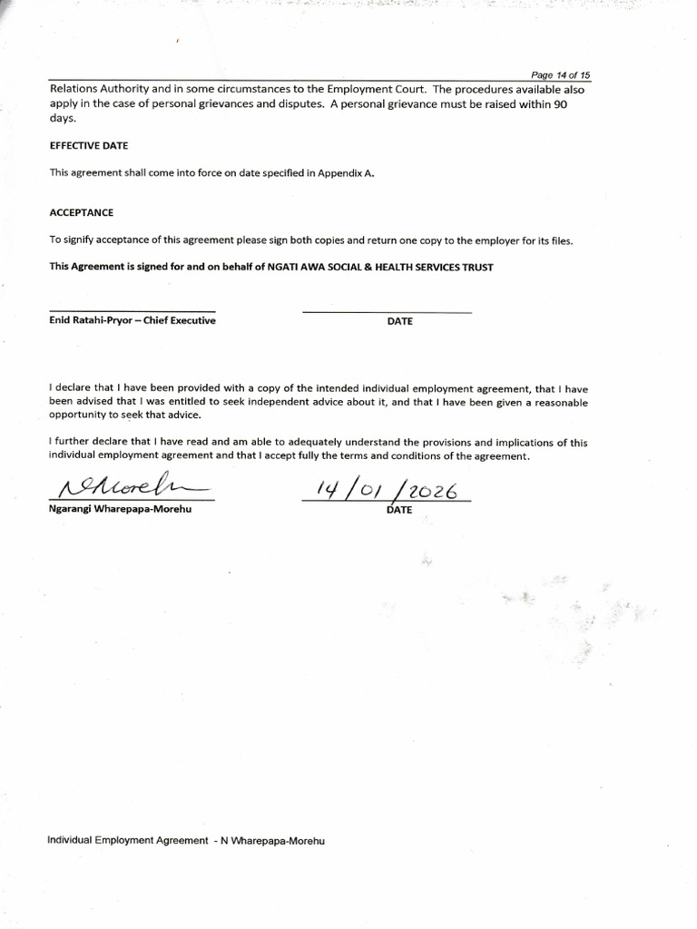 Signed Documents | PDF