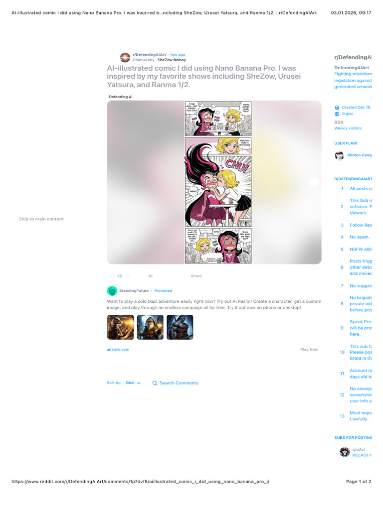 AI-illustrated Comic I Did Using Nano Banana Pro. I Was Inspired by My ...
