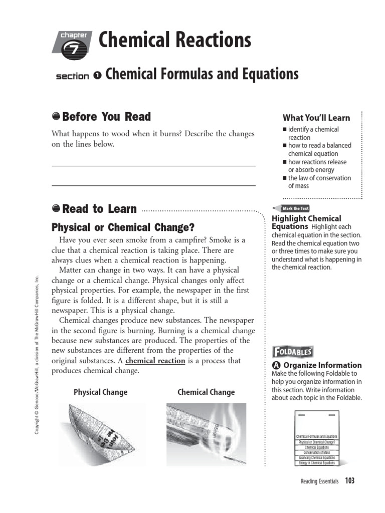 Understanding Chemical Reactions and Equations | PDF | Chemical ...