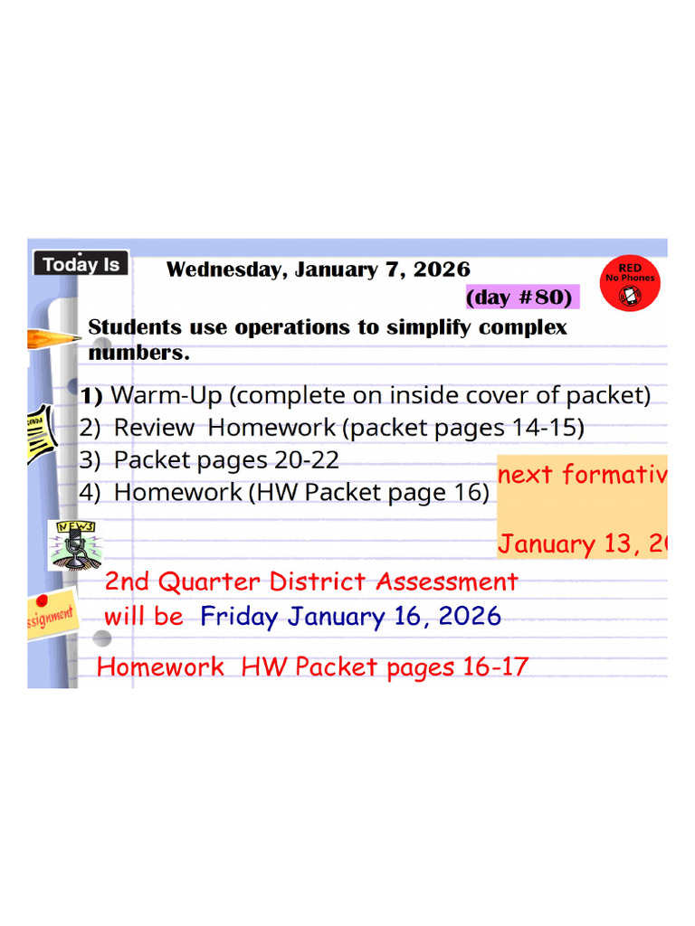 Day 80 Operations With Complex Numbers | PDF
