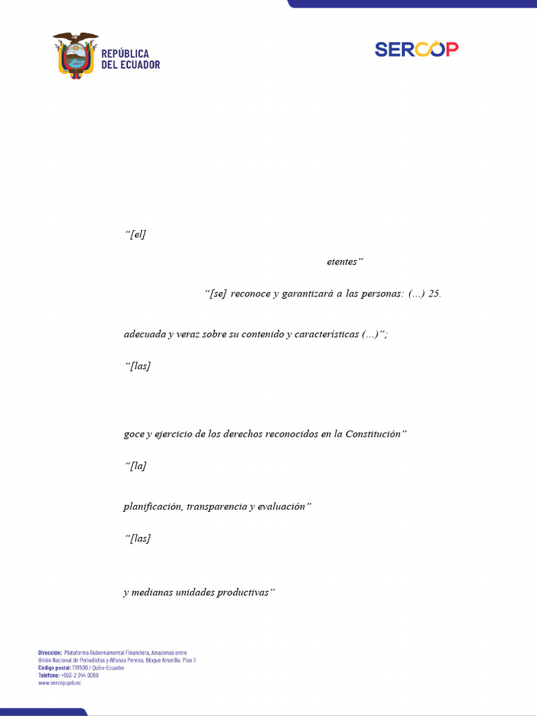 R.E-SERCOP-2025-0154 | PDF | Regulación | Constitución