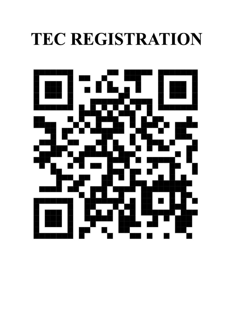 Tec Registration and Payment | PDF