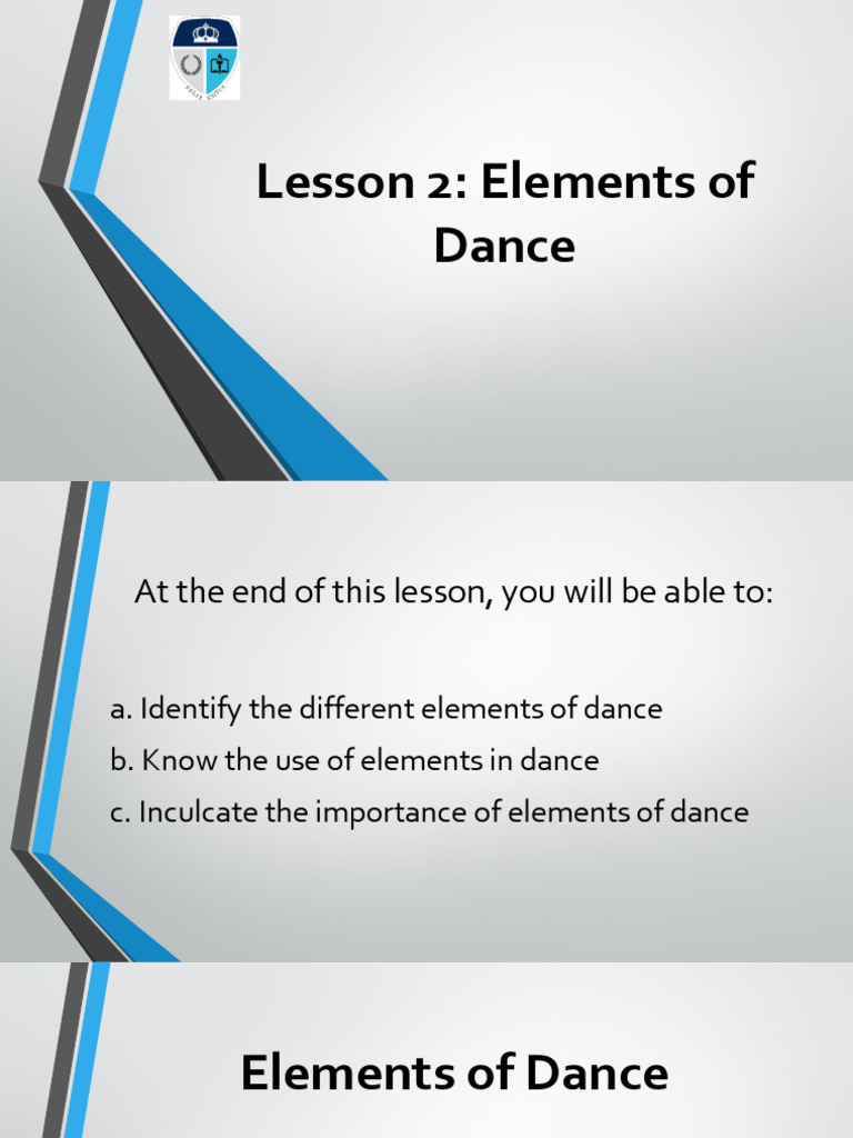 Lesson 2 Elements of Dance | PDF | Dances | Rhythm