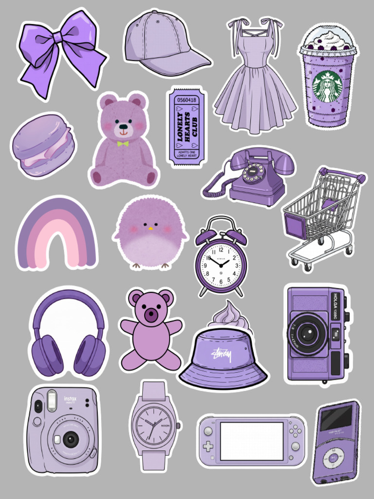 Copy of 02 - All About Violet Stickers | PDF