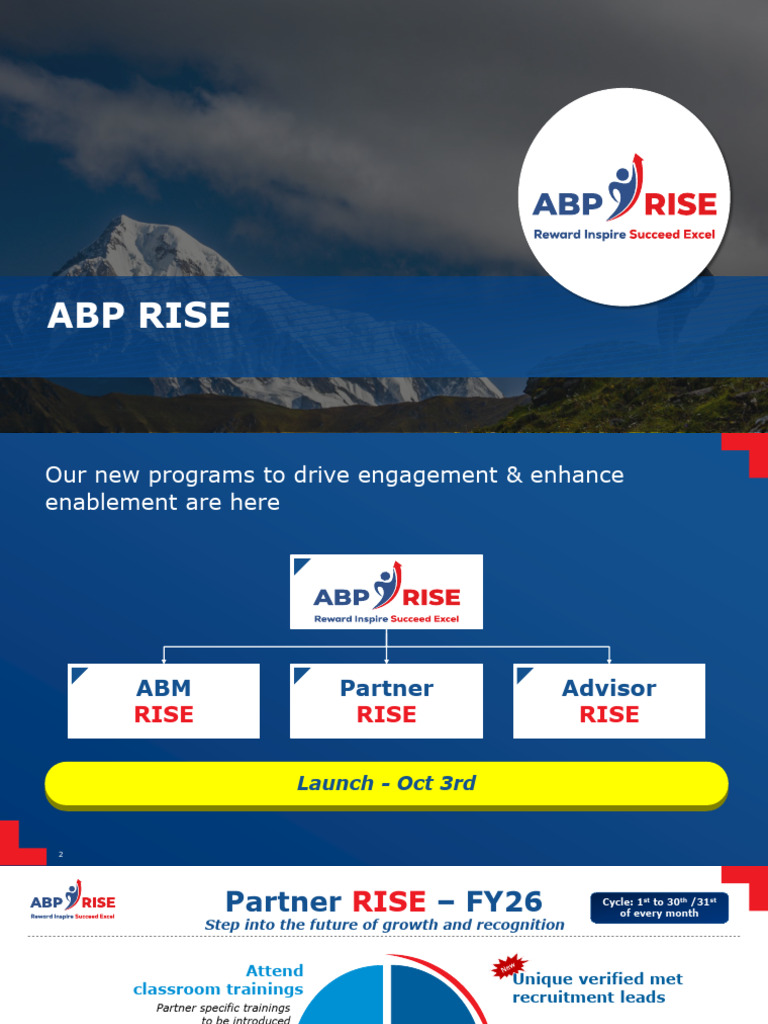ABP RISE Launch_vPartner | PDF | Taxes | Government Finances