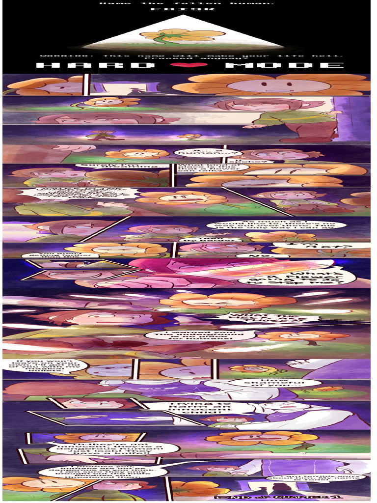 Chapter 1 - Arrival in the Ruins - 1 Hard Mode (Undertale AU) | PDF