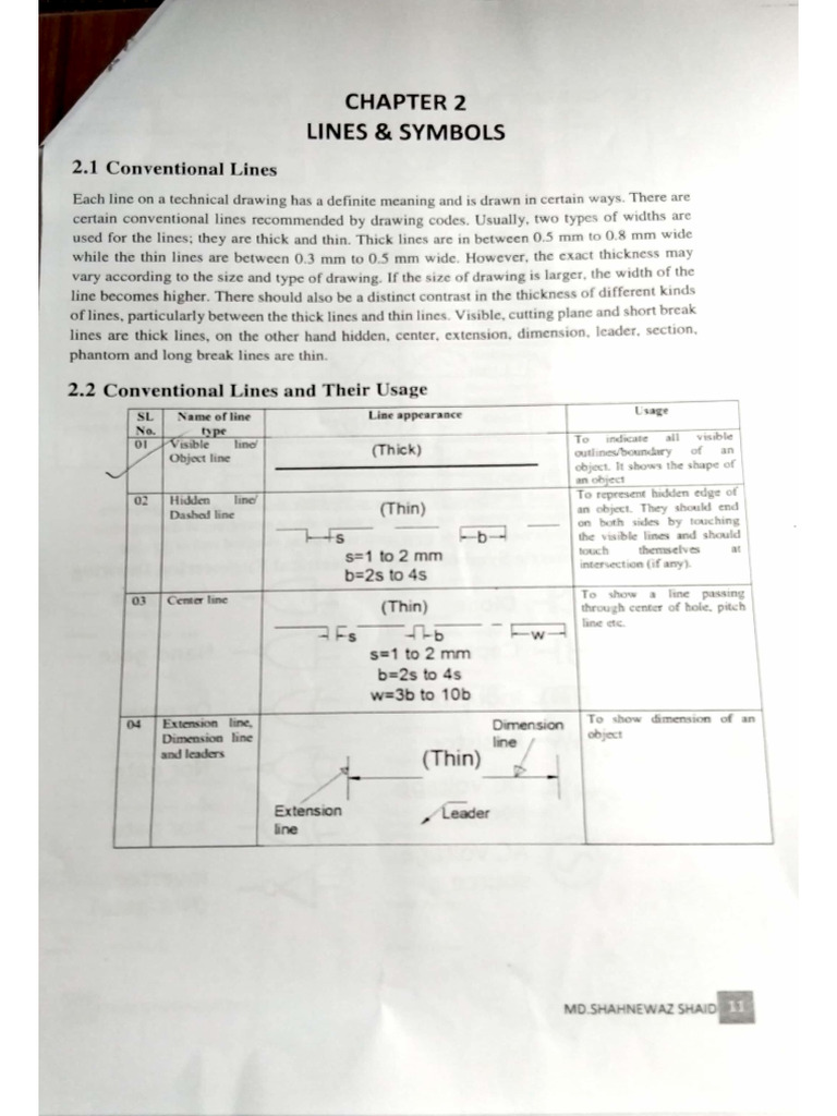 (Chapter 2-3) Engineering Drawing | PDF