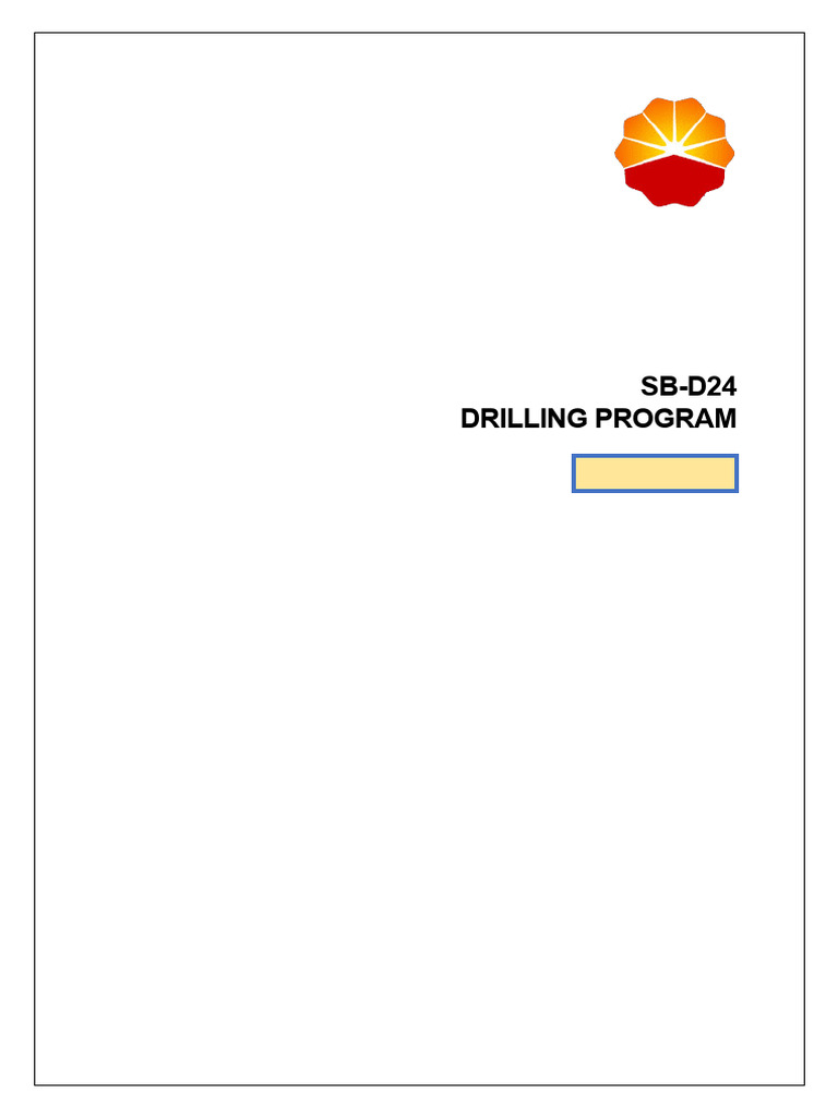 Drilling Program SB-D24 (Ttd) Final | PDF | Clastic Rock | Shale