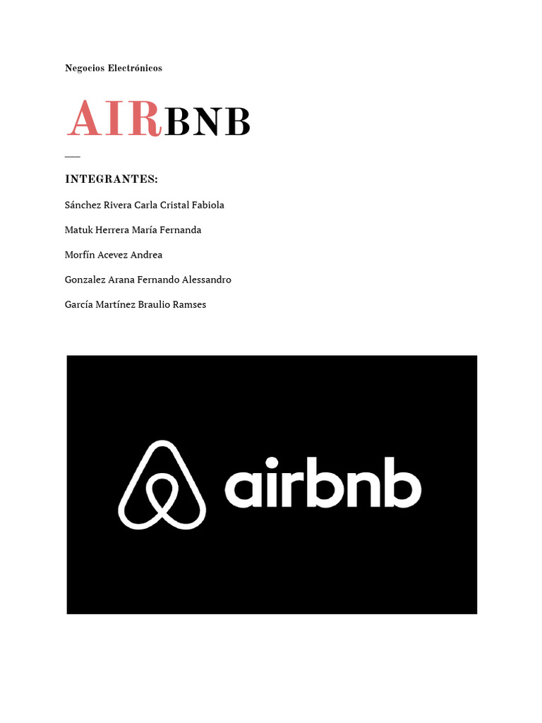 Impacto y Modelo de Negocio de Airbnb | PDF | Airbnb | Marketing