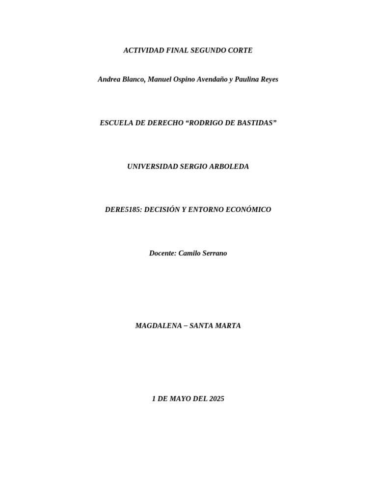 Actividad Final Segundo Corte | PDF | Organización de Comercio Mundial | Estado (política)