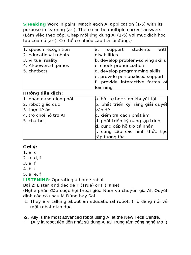 Tiếng anh soạn bài 6 từ 4 đến 6 | PDF