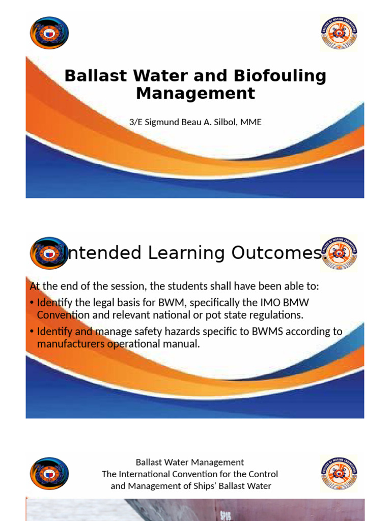 Ballast Water Management | PDF | Ships | Natural Environment