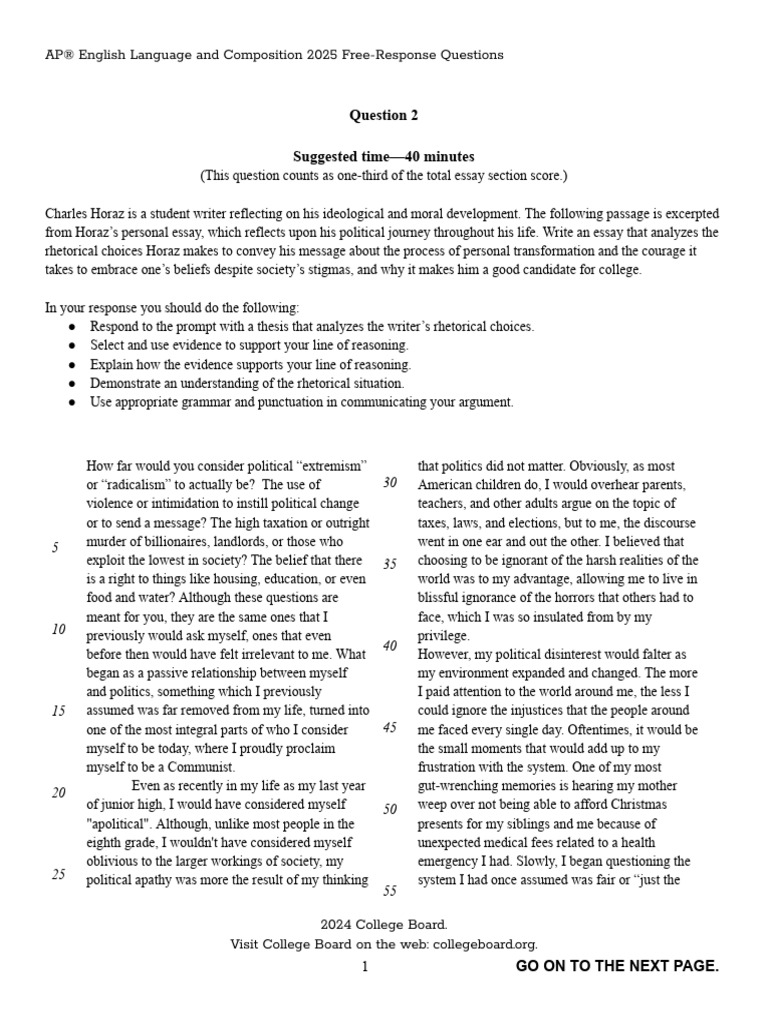 Analyzing Rhetorical Choices in Political Essays | PDF | Rhetoric ...