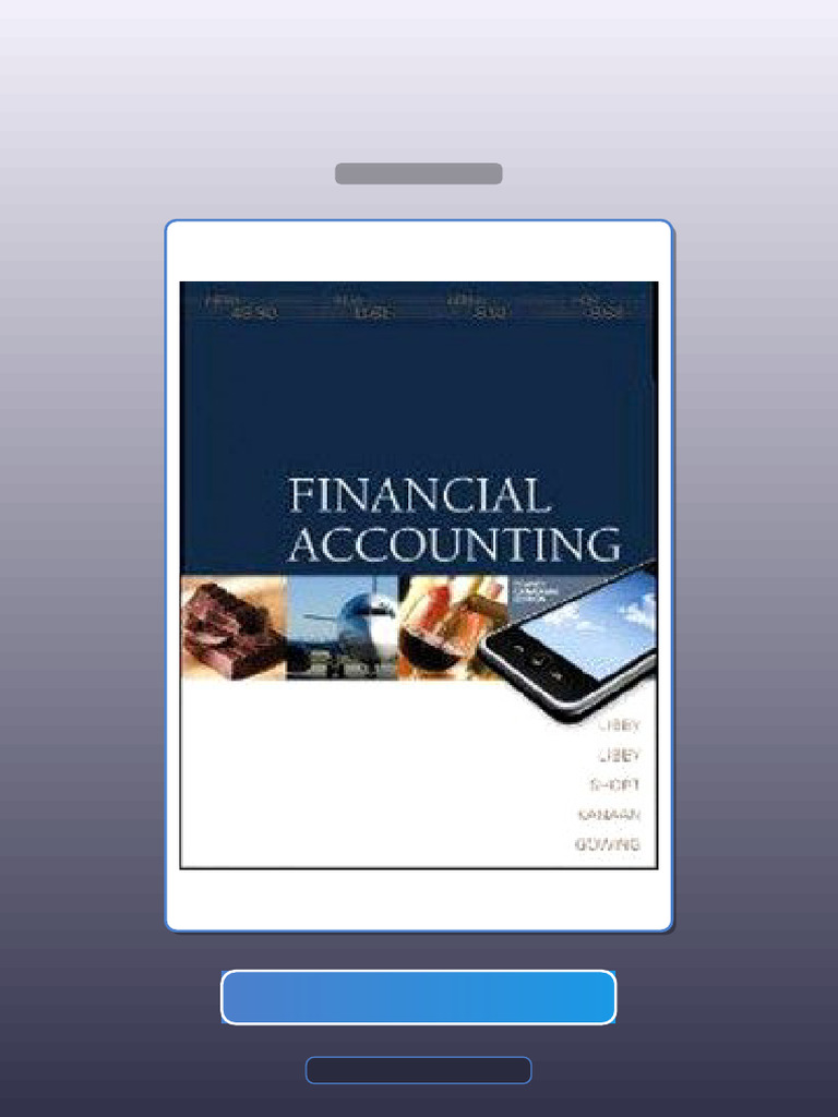 Test Bank for Financial Accounting 4th Canadian Edition Libby | PDF ...