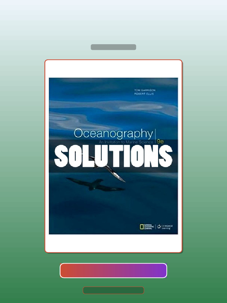 Test Bank for Oceanography an Invitation to Marine Science 9 Ed ...