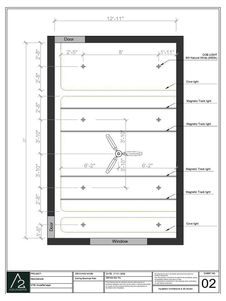 Ceiling Electrical Plan | PDF