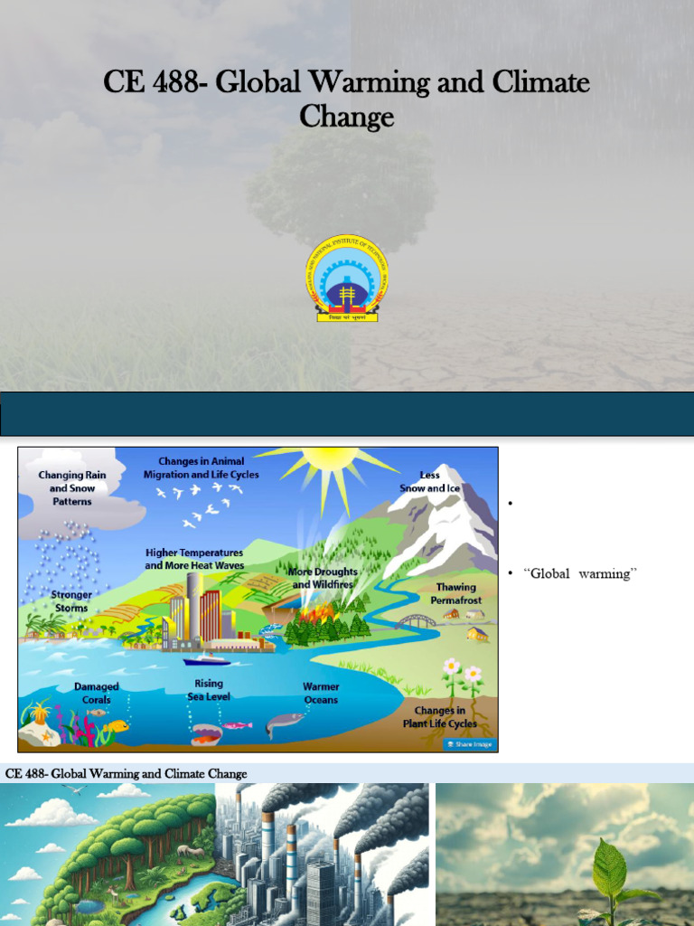 CE488 Global Warming | PDF | Climate Change | Greenhouse Gas