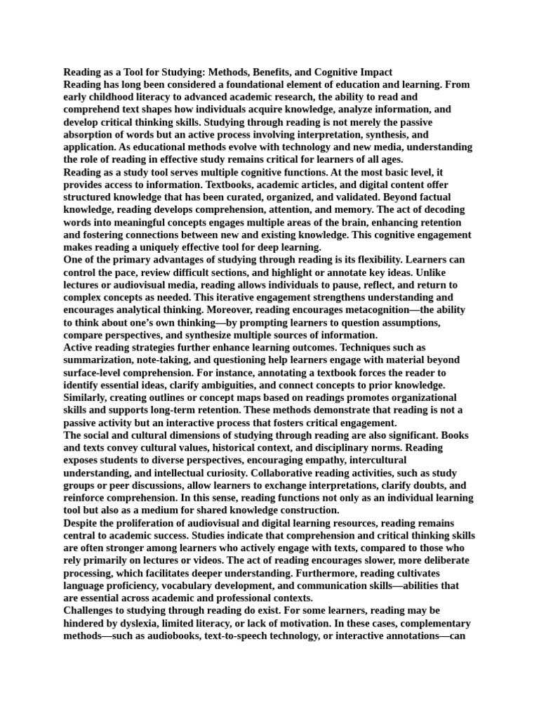 Read, no way | PDF | Reading Comprehension | Learning