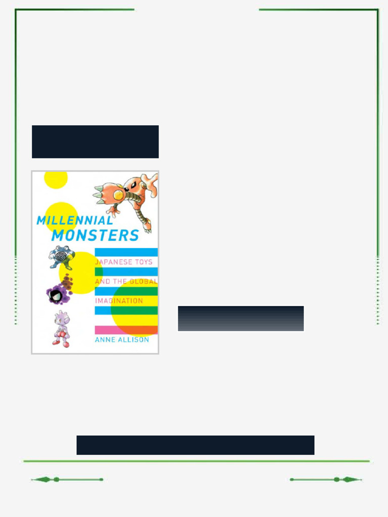 Millennial Monsters Japanese Toys and the Global Imagination 1st ...