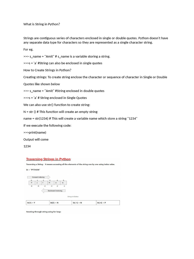 What Is String in Python | PDF