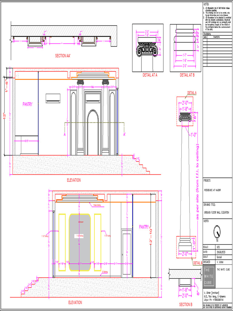 Nagor First Floor_wall Elevations [26.08.2025] | PDF