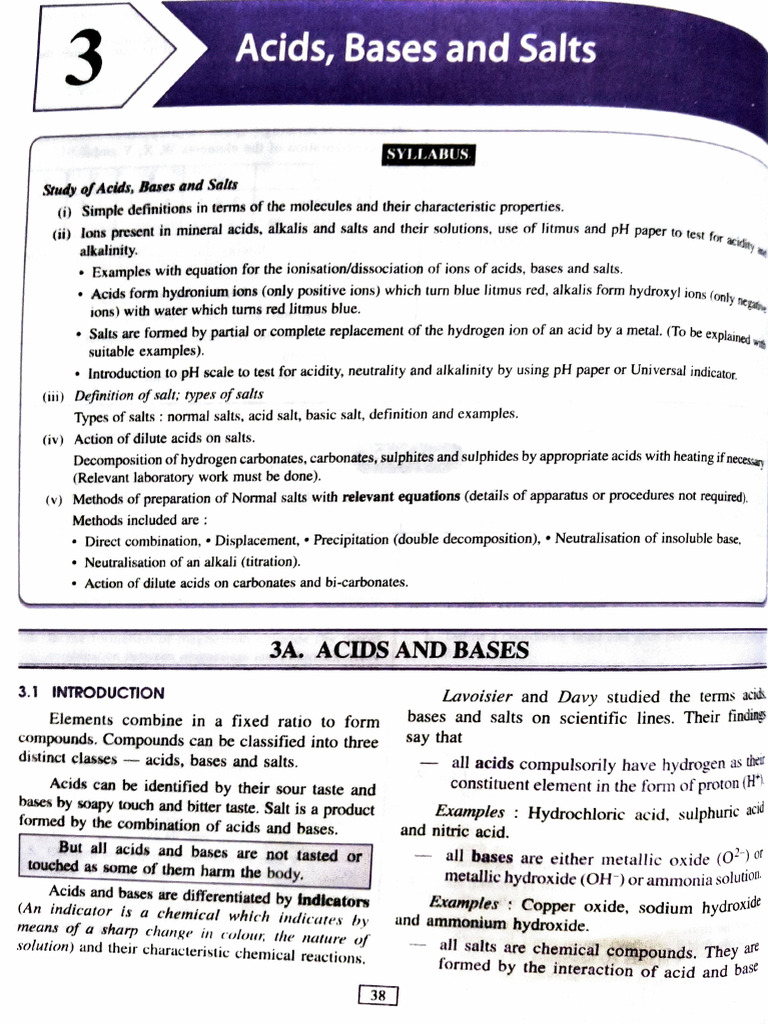 acid,base,salt[suggestion] | PDF | Hydroxide | Acid