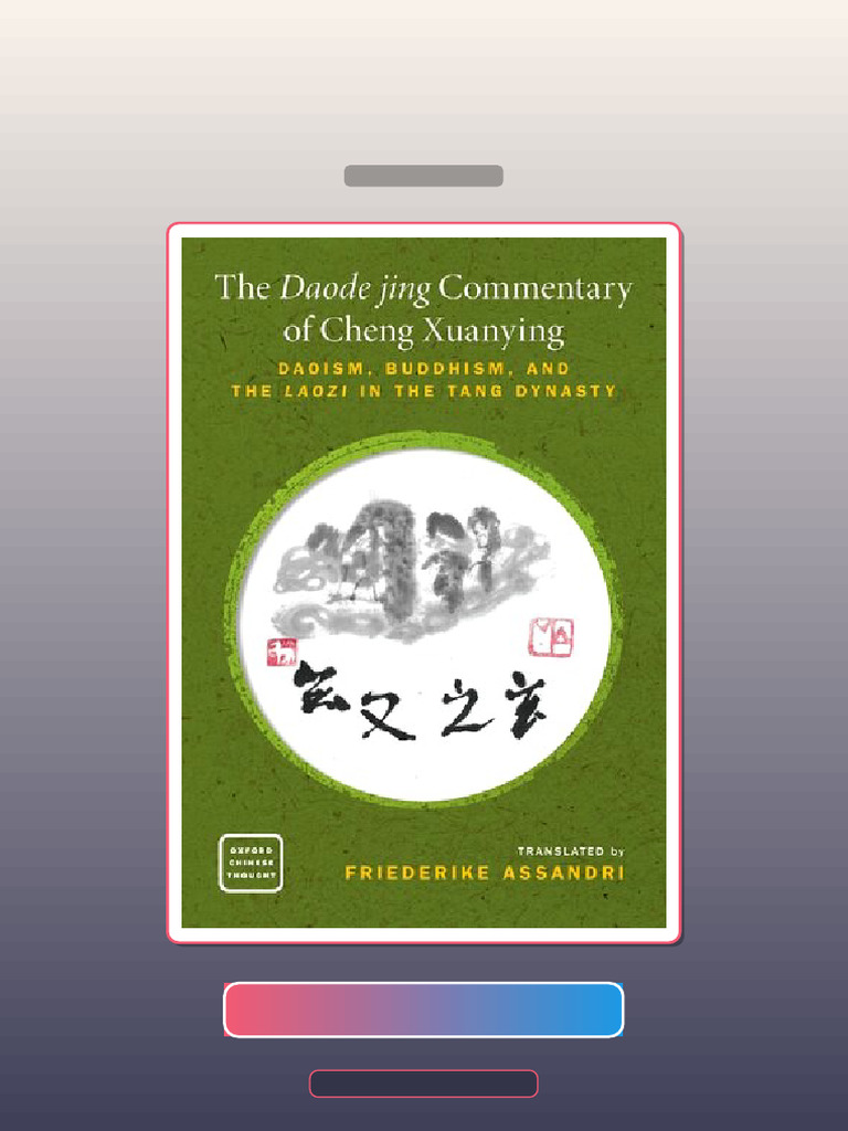 Test Bank for the Daode Jing Commentary of Cheng Xuanying Daoism ...