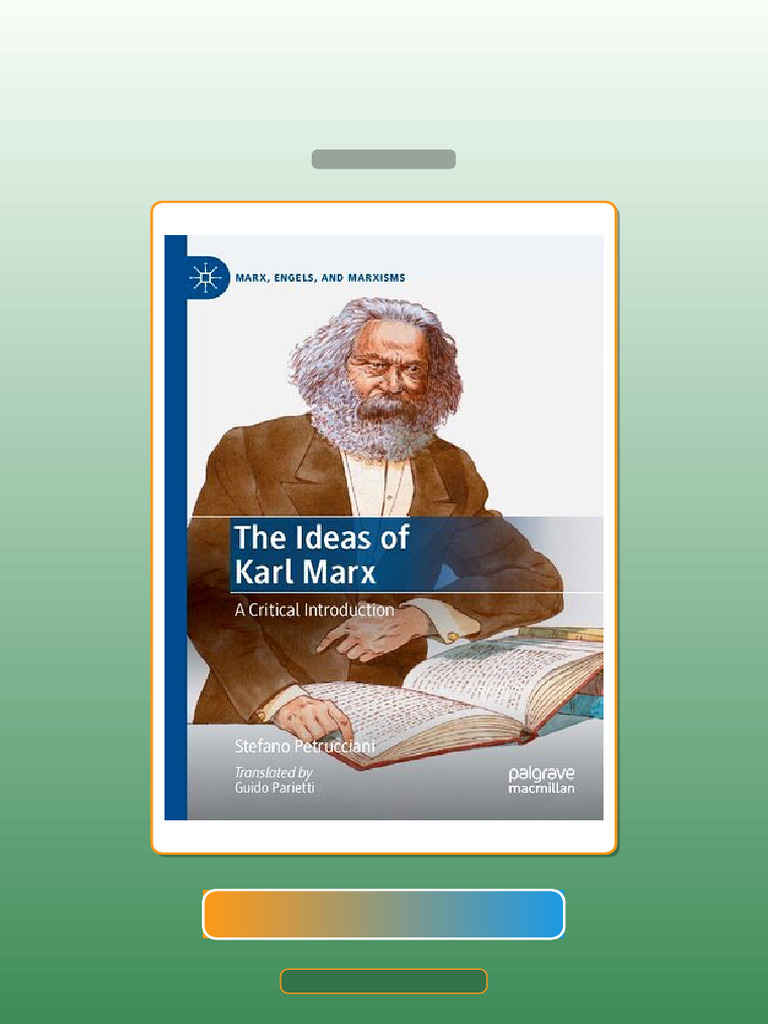 Test Bank for the Ideas of Karl Marx Critical Introduction 1st Edition ...