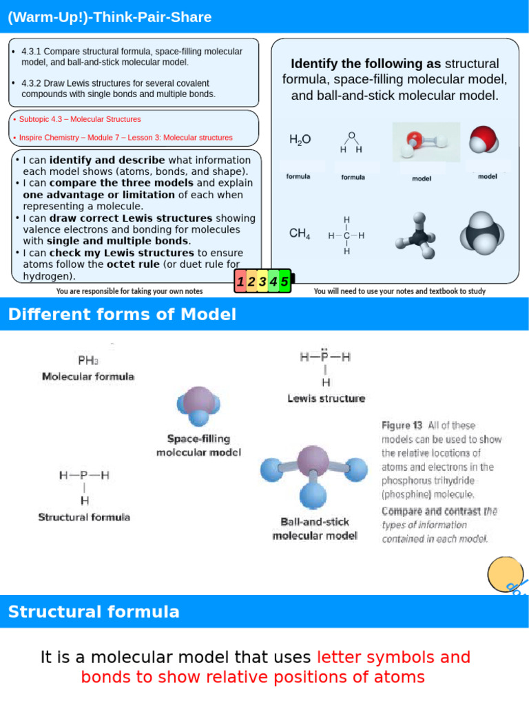 4.3 – Molecular Structures | PDF | Chemical Bond | Covalent Bond