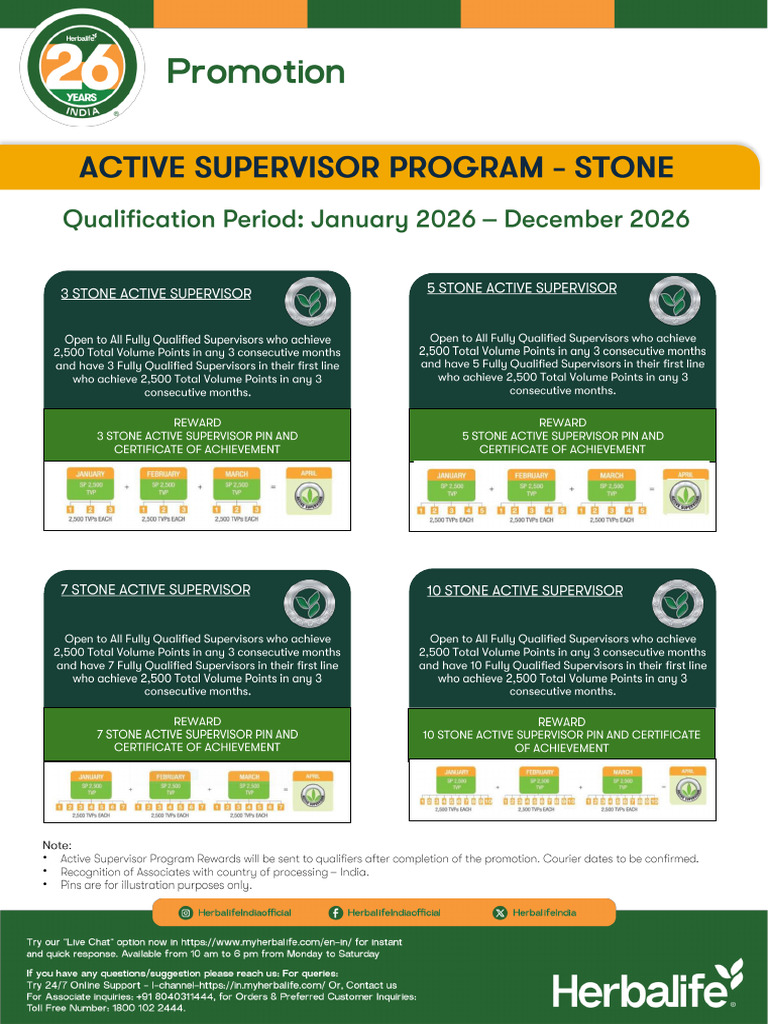 Active Supervisor 2026 - Stones - Flyer | PDF