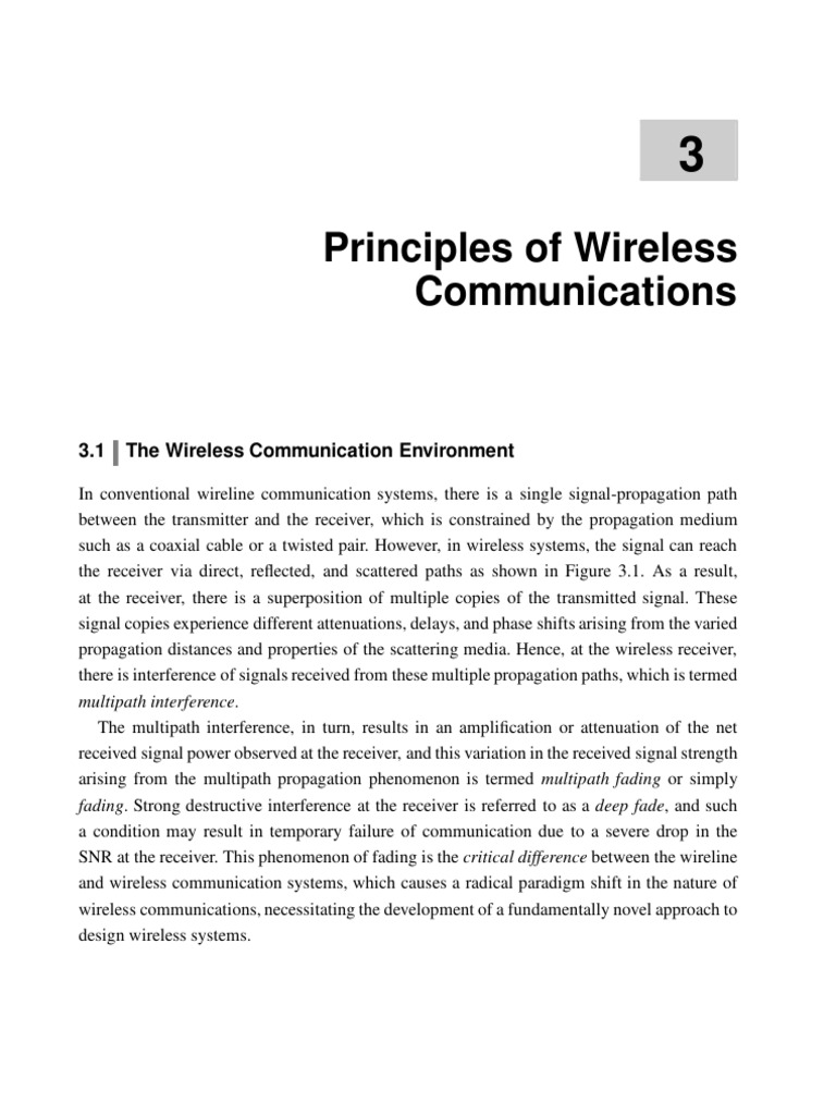 Wireless Communication Principles Explained | PDF | Telecommunications ...