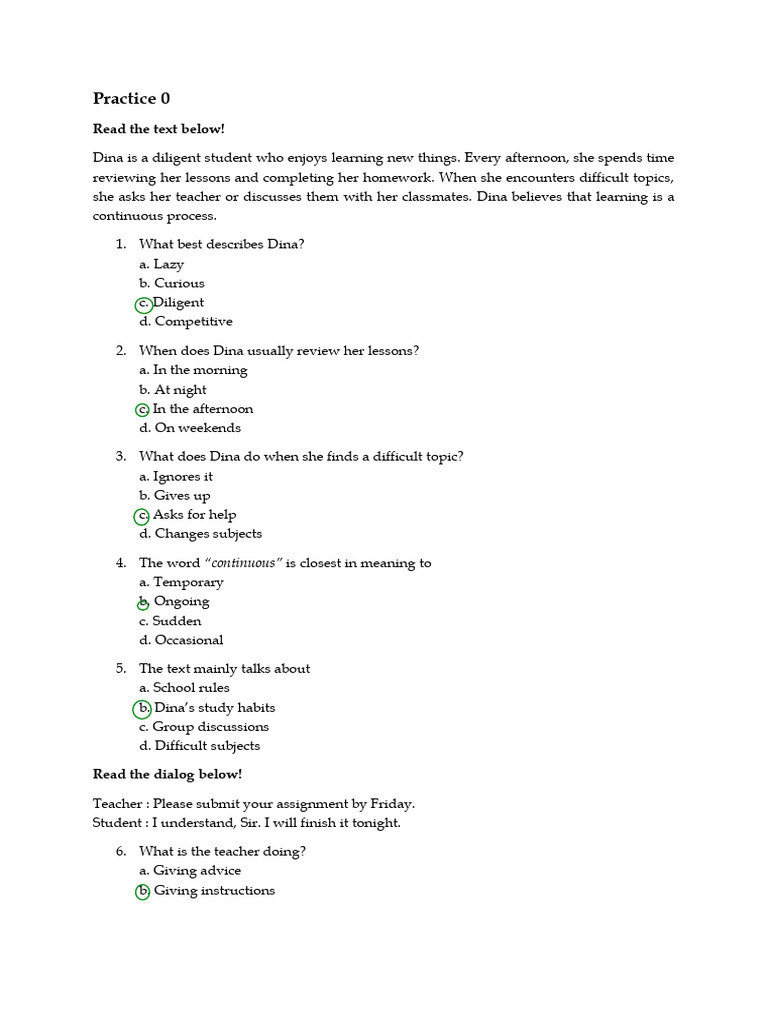 OSI2 Practice | PDF | Sustainability | Mindset