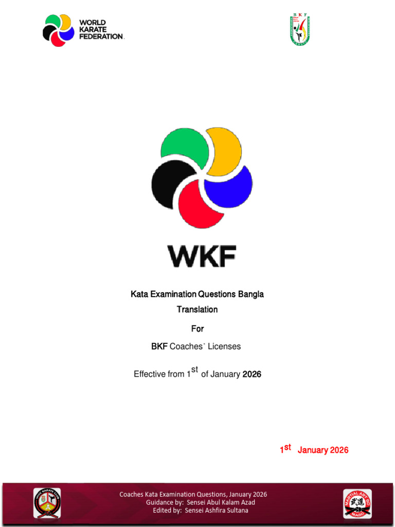 Coach Exam Questions-Kata 2026 | PDF