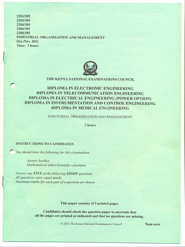Industrial Organisation and Management Oct-Nov 2011 | PDF