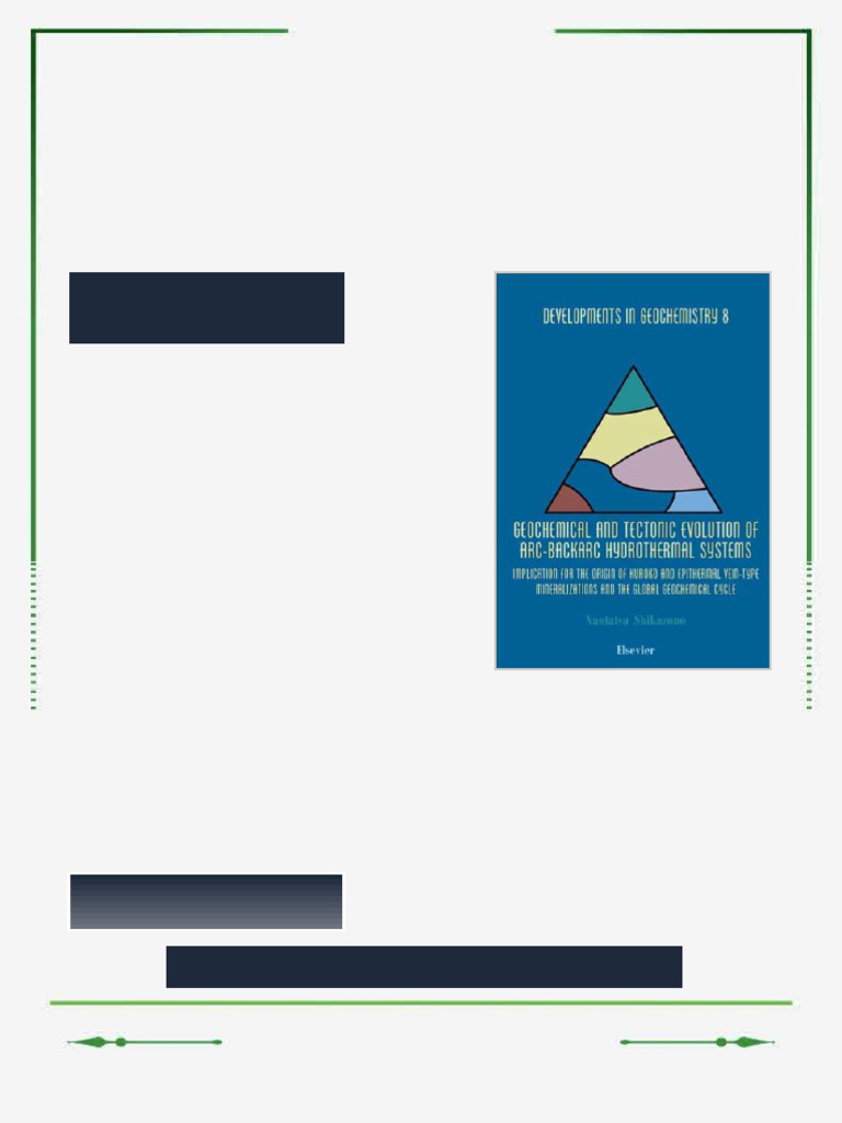 Geochemical and Tectonic Evolution of Arc Backarc Hydrothermal Systems ...