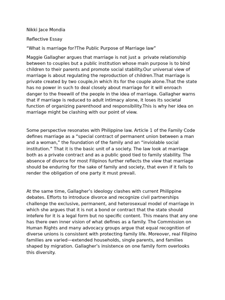 marriage nikki | PDF | Marriage | Family
