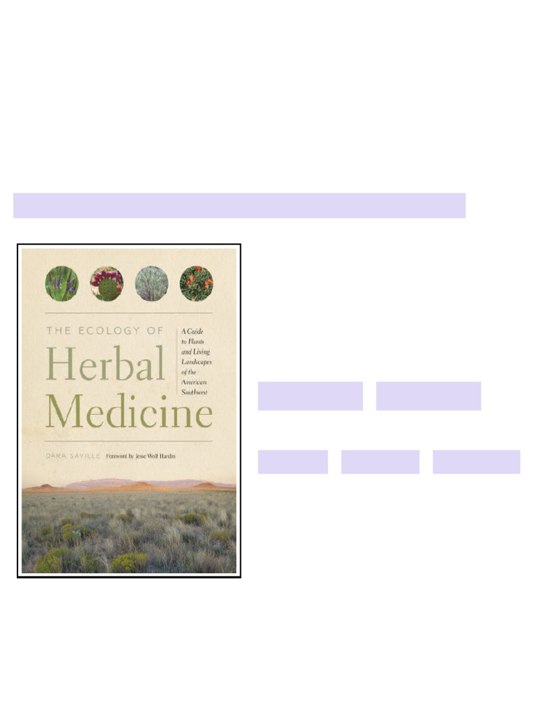 The Ecology Of Herbal Medicine Saville Dara Hardin Jesse Wolf Saville ...