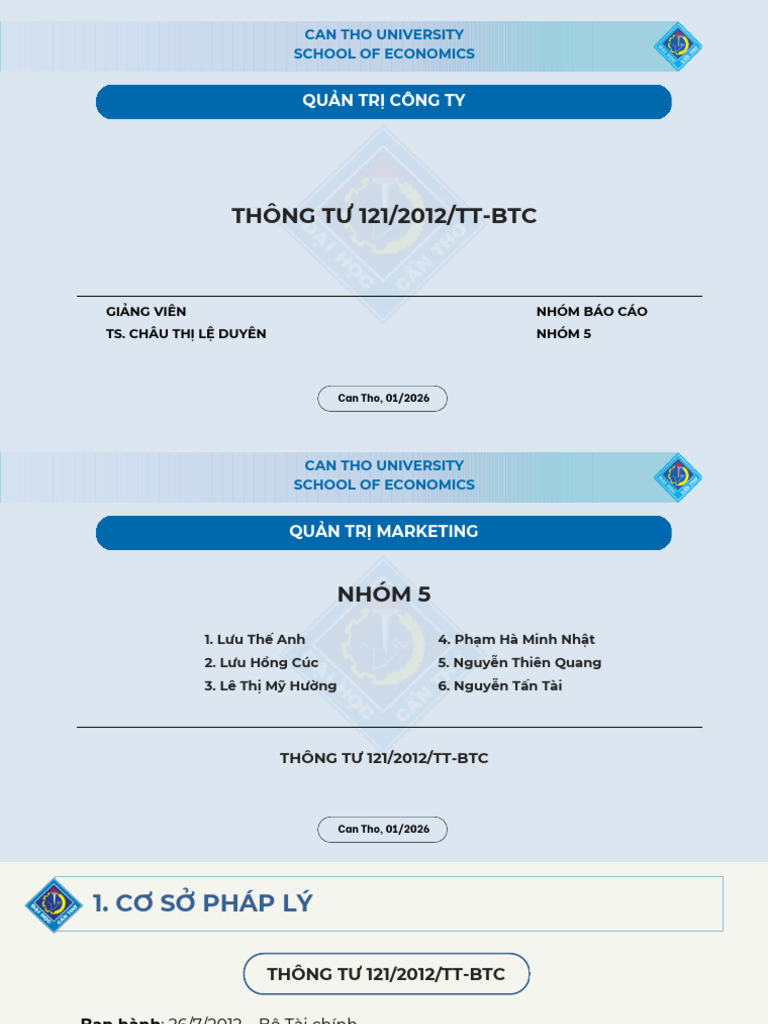 Bt 1 - Nhóm 5 - Thông Tư 1212012tt-Btc | PDF