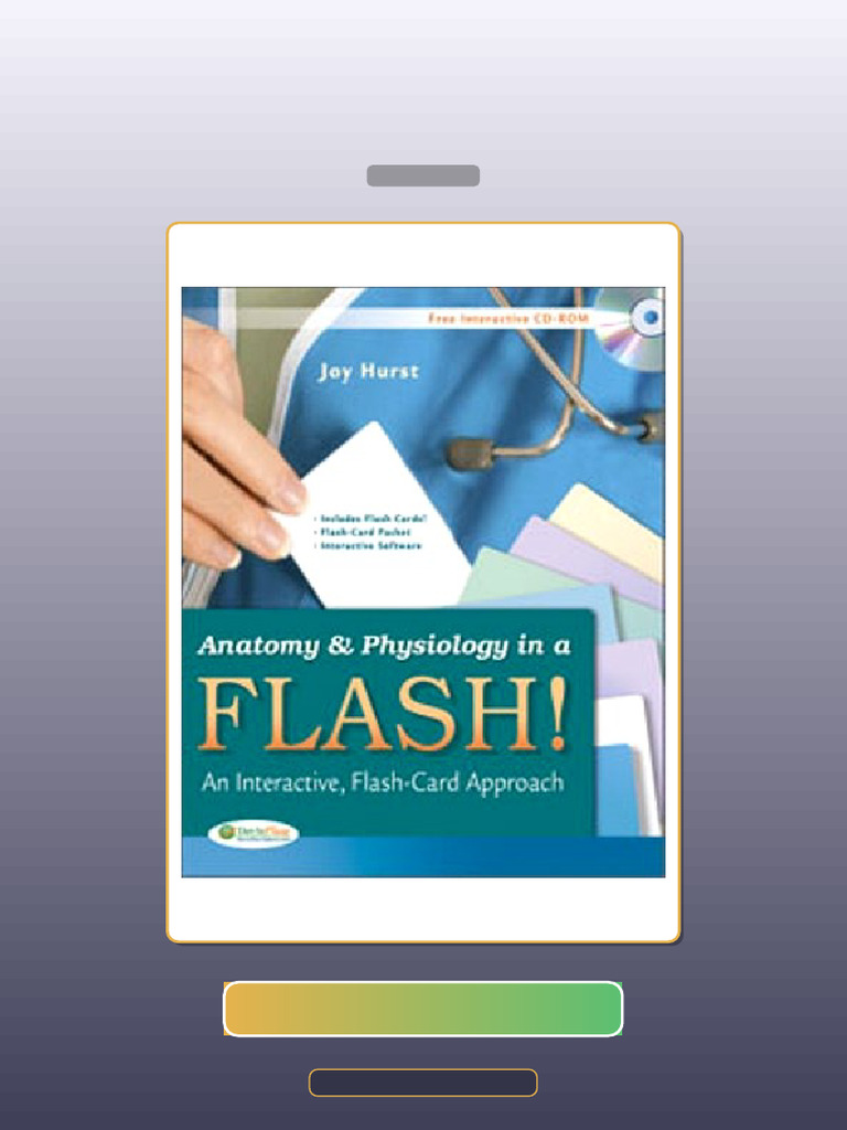 Test Bank for Anatomy and Physiology in Flash an Interactive FlashCard ...