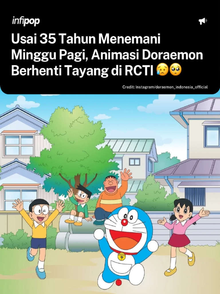 Berdasarkan Jadwal Siaran Dan Aplikasi RCTI+, Animasi Doraemon Resmi Berhenti Tayang Di Stasiun ...