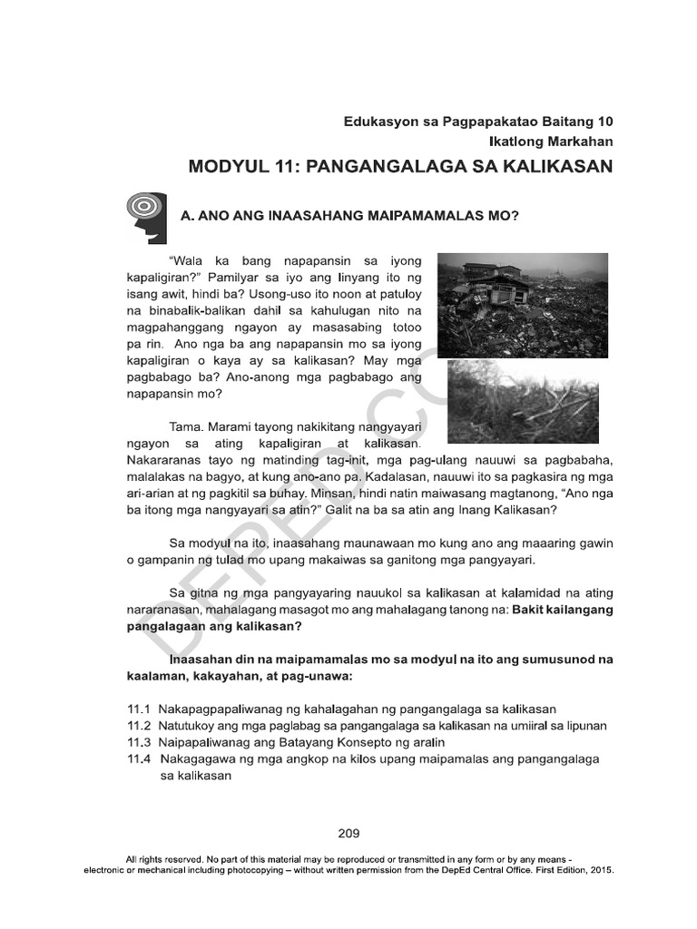 Esp 10 Module 11 | PDF